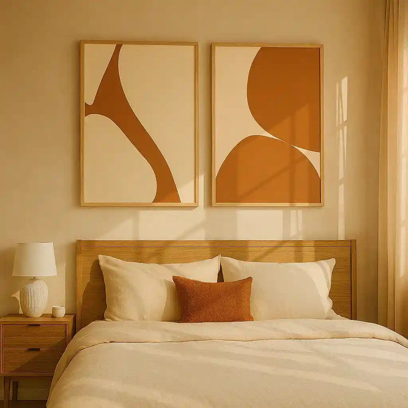 Contour Set of 2 by Qibo Modern Digital Wall Art for Home Decor – Qibo ...